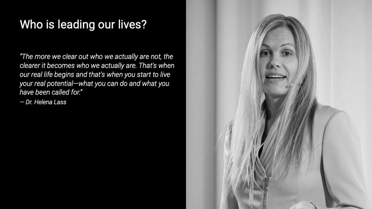 Who Is Leading Our Lives?